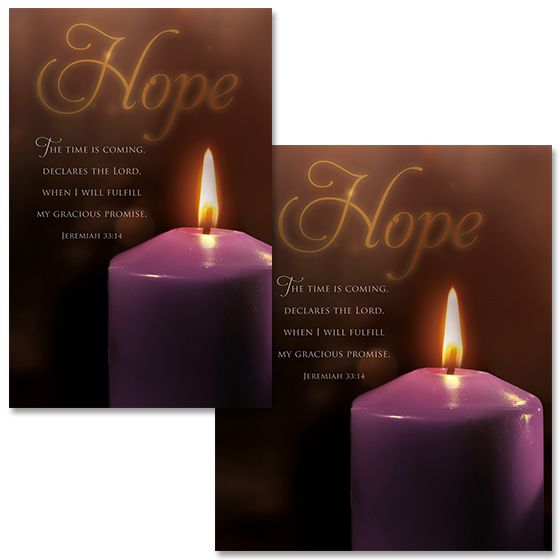 Advent - Week 1 - Hope, Jeremiah 33:14 (CEB) - Pkg 100 - Bulletin ...