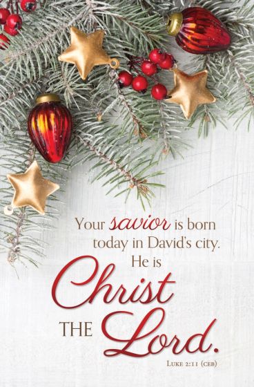 Christmas - Christ the Lord - Luke 2:11 (CEB) - Pkg 100 - Standard ...