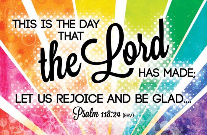 Postcard - This is the day the Lord has made - Warner Christian Resources