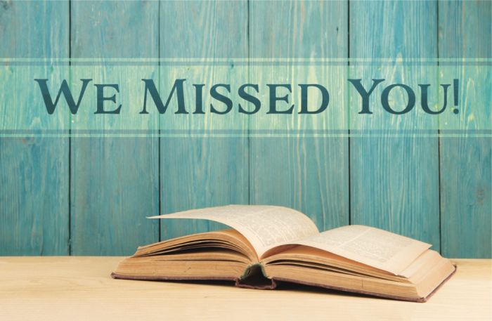 Missed You - We missed you! - Postcard - Warner Press