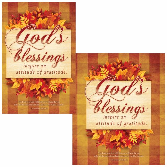 Thanksgiving Bulletin / God's Blessing - Warner Press