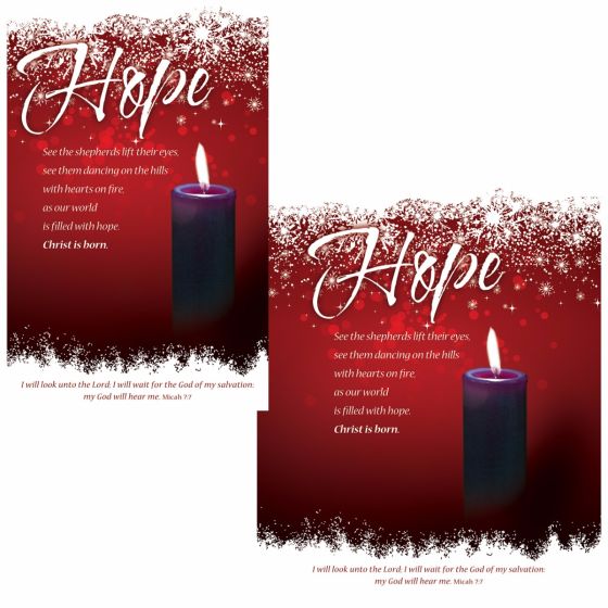 Advent Bulletin / Hope (Multiple Sizes) - Warner Press