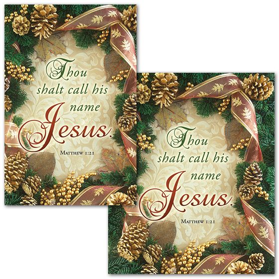 Christmas - Call his name Jesus - Bulletin - Multiple Sizes - Warner Press