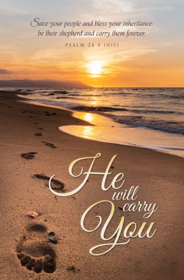 Footprints In The Sand Bible Verse