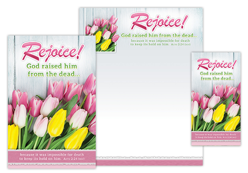 Easter – Rejoice! Acts 2:24 (KJV) – Matching Set - Warner Press