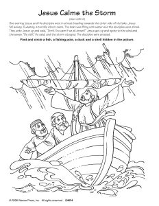 Jesus Calms the Storm - Bible Stories - Kids - Warner Press
