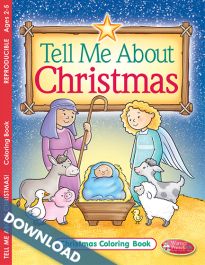 Coloring and Activity Book - Christmas (2-5) Tell Me about Christmas ...