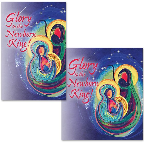 Christmas - Glory to the newborn King - Bulletin - Multiple SIzes ...
